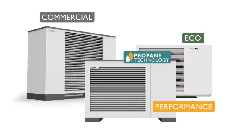 Neue Propan Luftwärmepumpen bei M-TEC